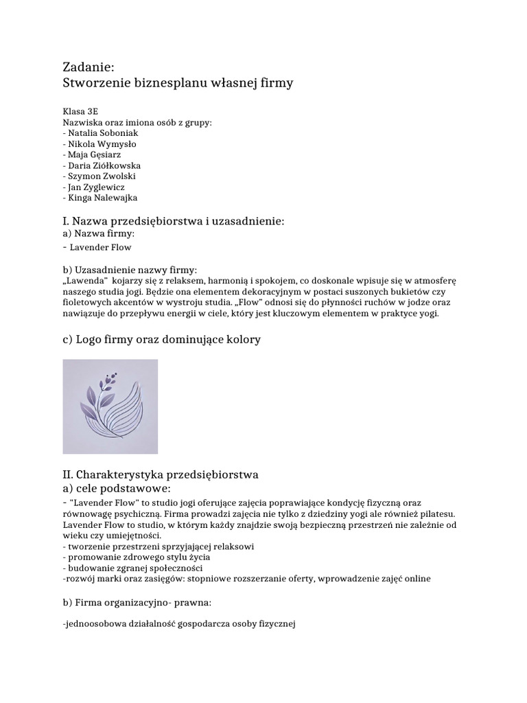 Biz Nes Plan | PDF