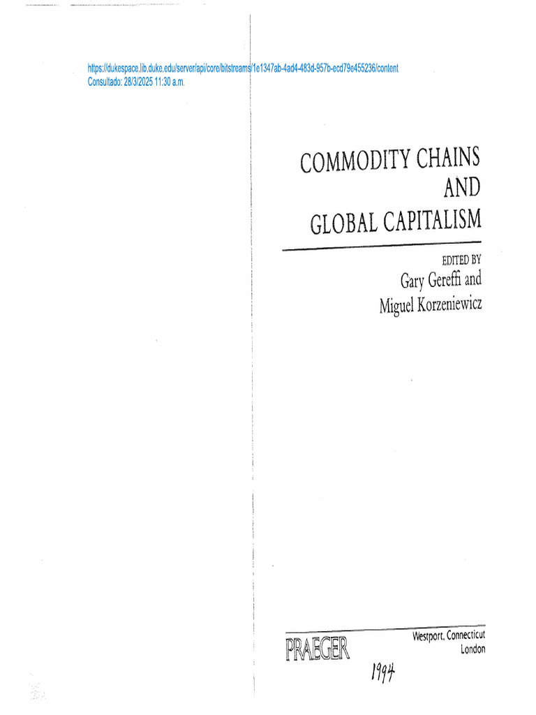 1994 - Gereffi - Role of Big Buyers in GCCs - Chapter 5 in CC&GC | PDF