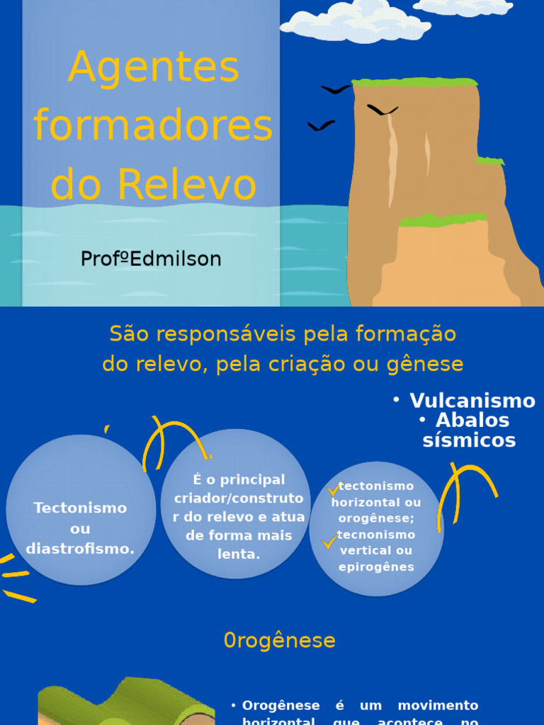 Agentes Formadores de Relevo | PDF | Intemperismo | Terreno