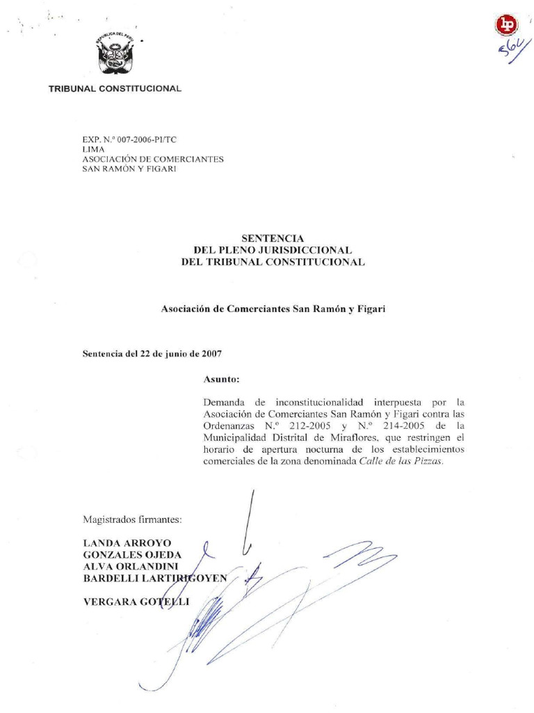 Exp 00007 2006 Al Lpderecho Pdf