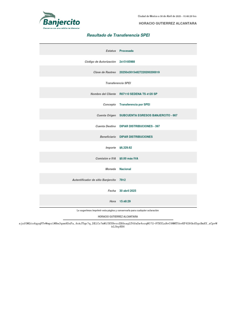 Dipar Distribuciones 6,329.62 | PDF