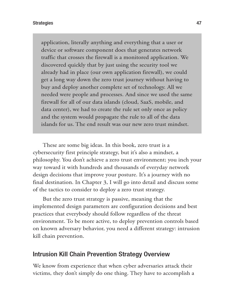 02 - Strategies - 04 - Intrusion Kill Chain Prevention - CSFP | PDF | Computer Security | Security