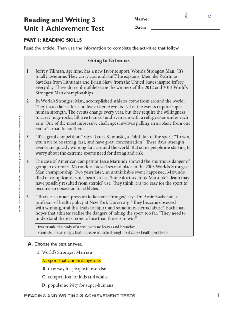 Week2 HoangNguyenAnhThu Reading Practice Exercise | PDF | Habits