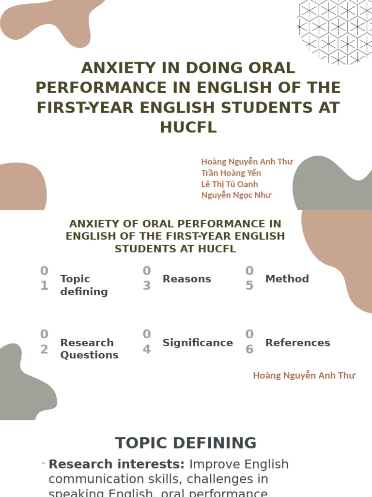 Slide Chinh Thuc | PDF | Public Speaking | Questionnaire