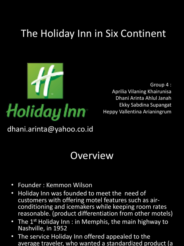 Holiday Inn: History and Growth Overview | PDF | Hospitality Industry ...