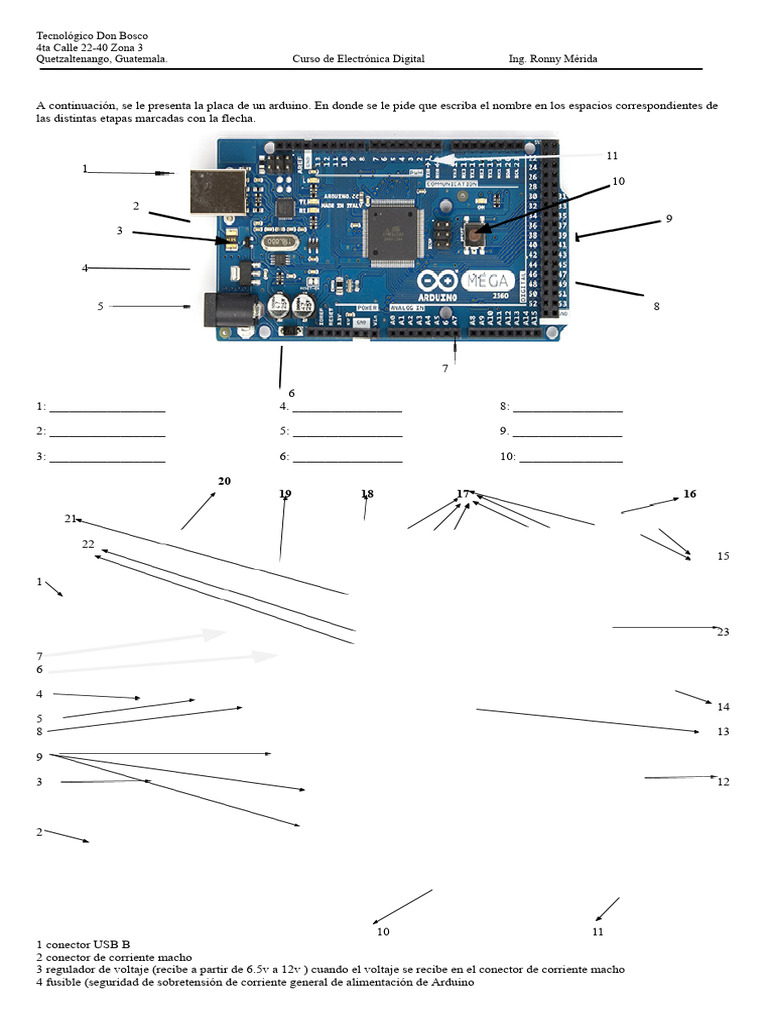 Hoja Localizacion Arduino 2025 | PDF | Arduino | Microcontrolador