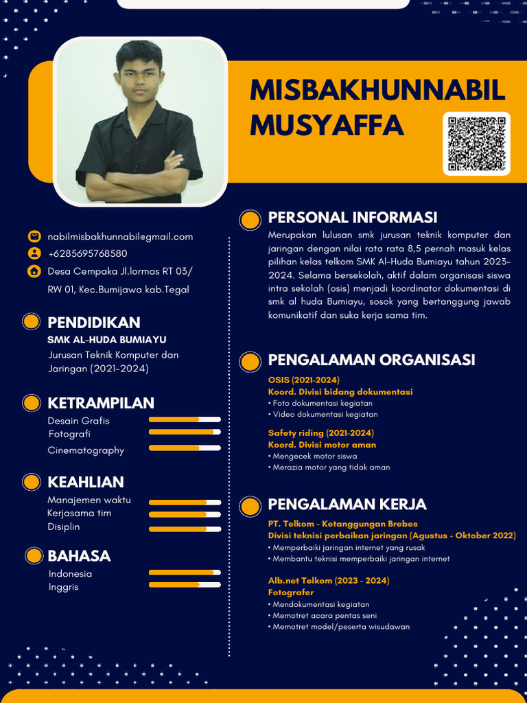 CV Misbakhunnabil Musyaffa - Rev | PDF