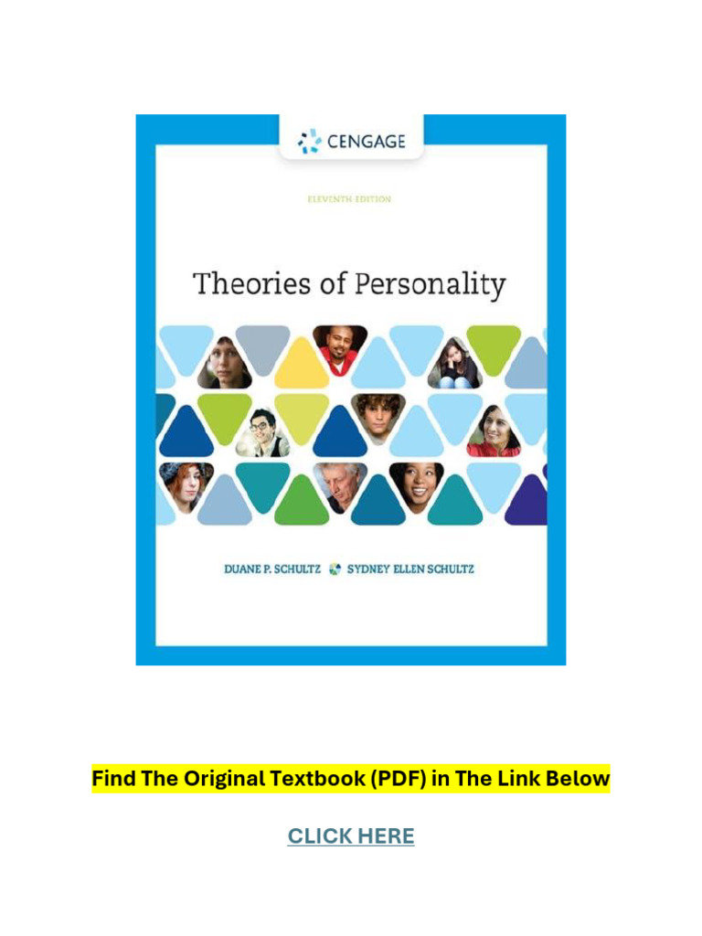 Theories of Personality Overview | PDF | Psychology | Personality ...