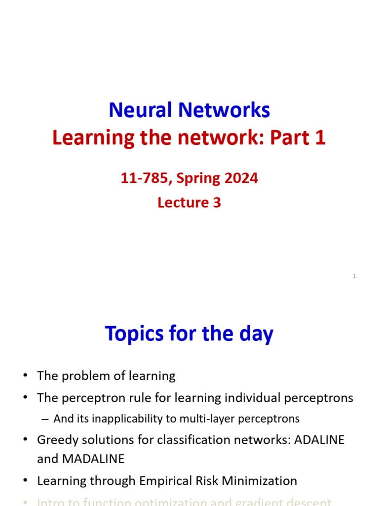 Lec 3 Learning The Network I | PDF | Algorithms And Data Structures | Theoretical Computer Science