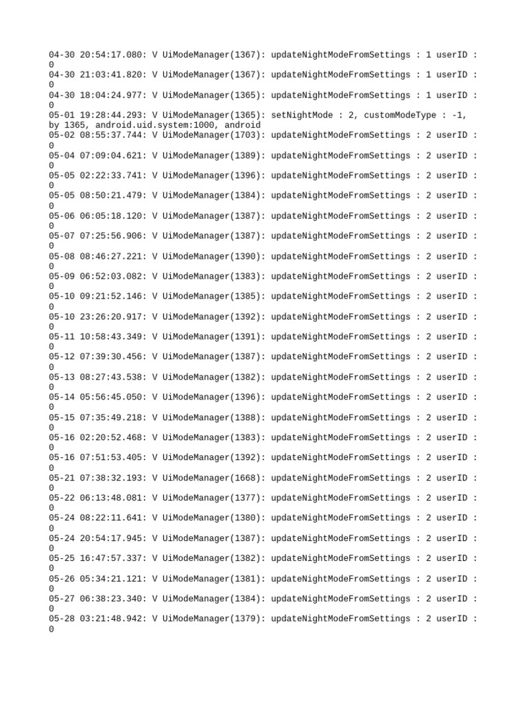 Dark Mode Log1 | PDF