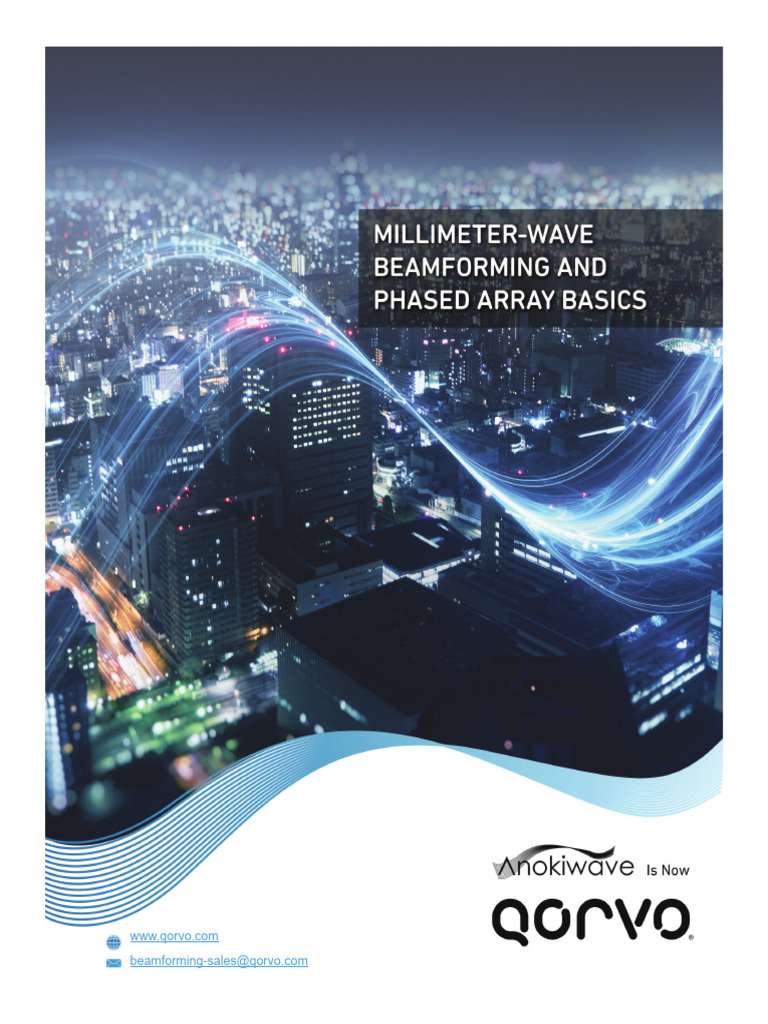 Millimeter Wave Beamforming and Phased Array Basics | PDF | Antenna (Radio) | Extremely High ...