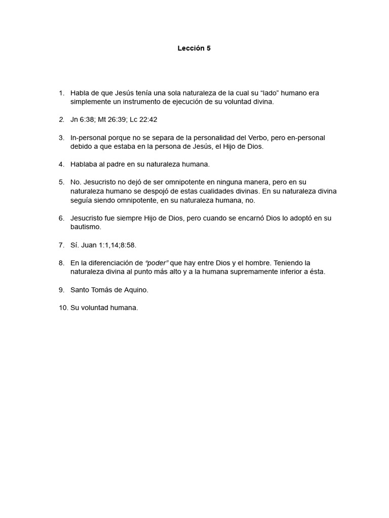 Lección 5 | PDF