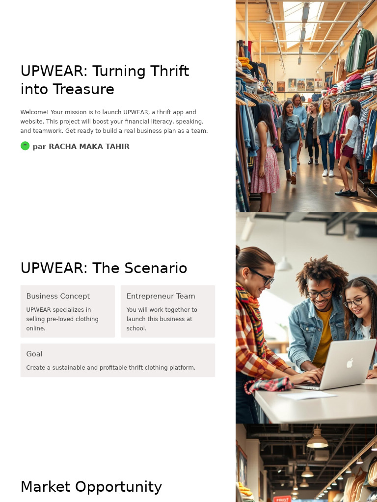 UPWEAR Turning Thrift Into Treasure | PDF