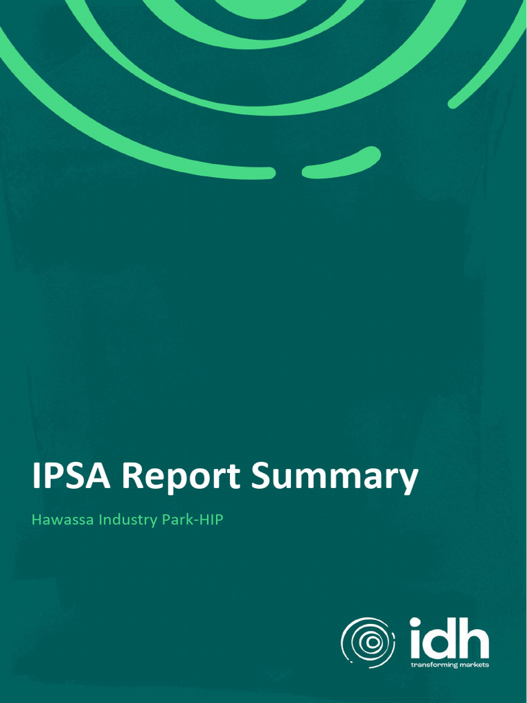HIP Report Summary - 29!07!2024 | PDF | Reclaimed Water | Water