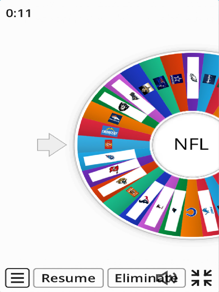 NFL Teams - Random Wheel | PDF