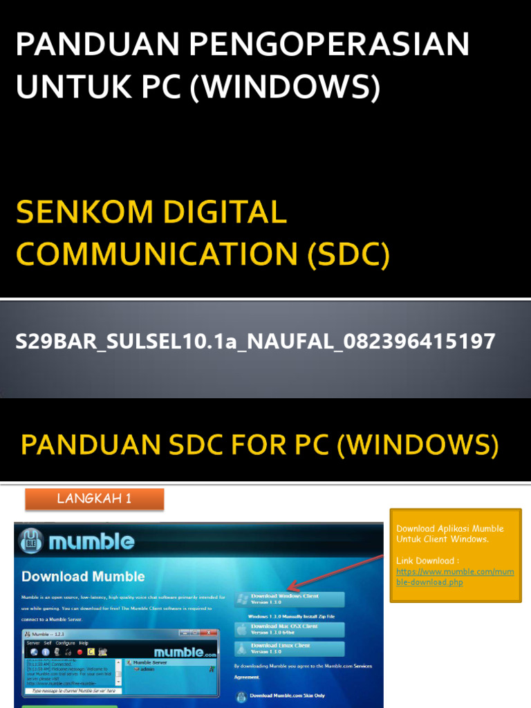 PANDUAN SDC FOR PC (WINDOWS) .PDF - 6123095876 | PDF