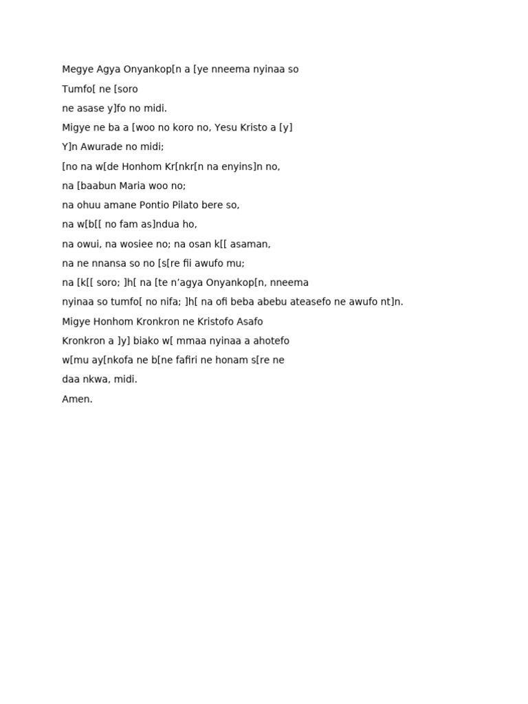 Apostles Creed | PDF