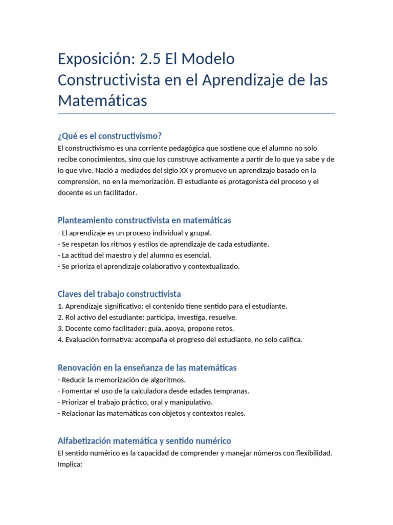 Exposicion_Modelo_Constructivista_2.5 | PDF