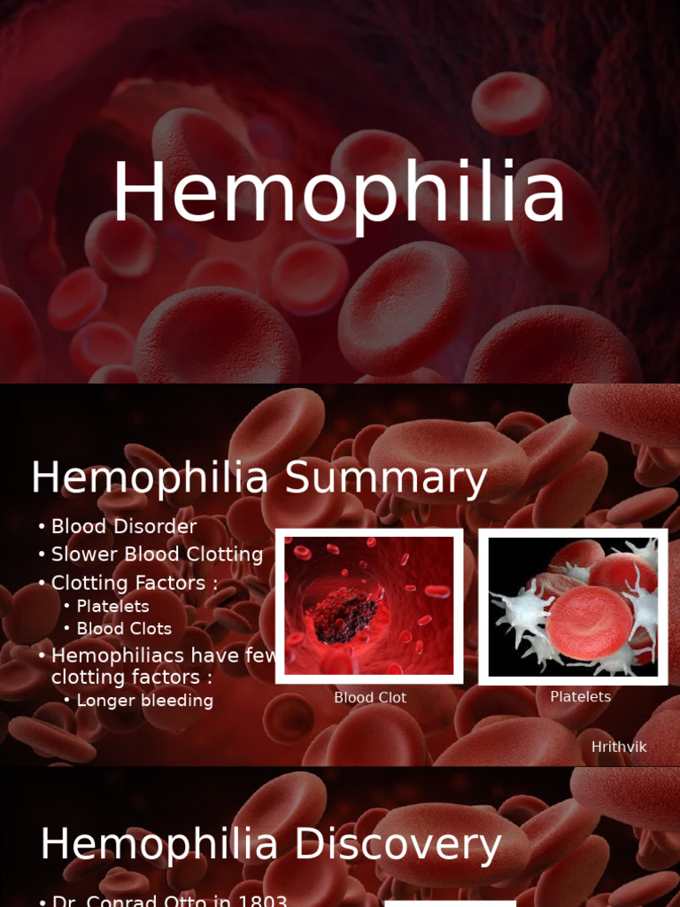 Hemophilia | PDF | Haemophilia | Coagulation