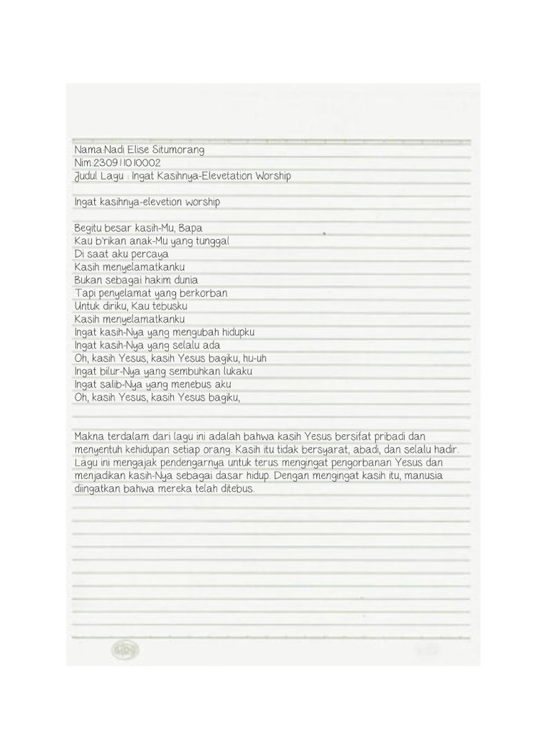 Karya Tulis Nadi Elise Situmorang | PDF