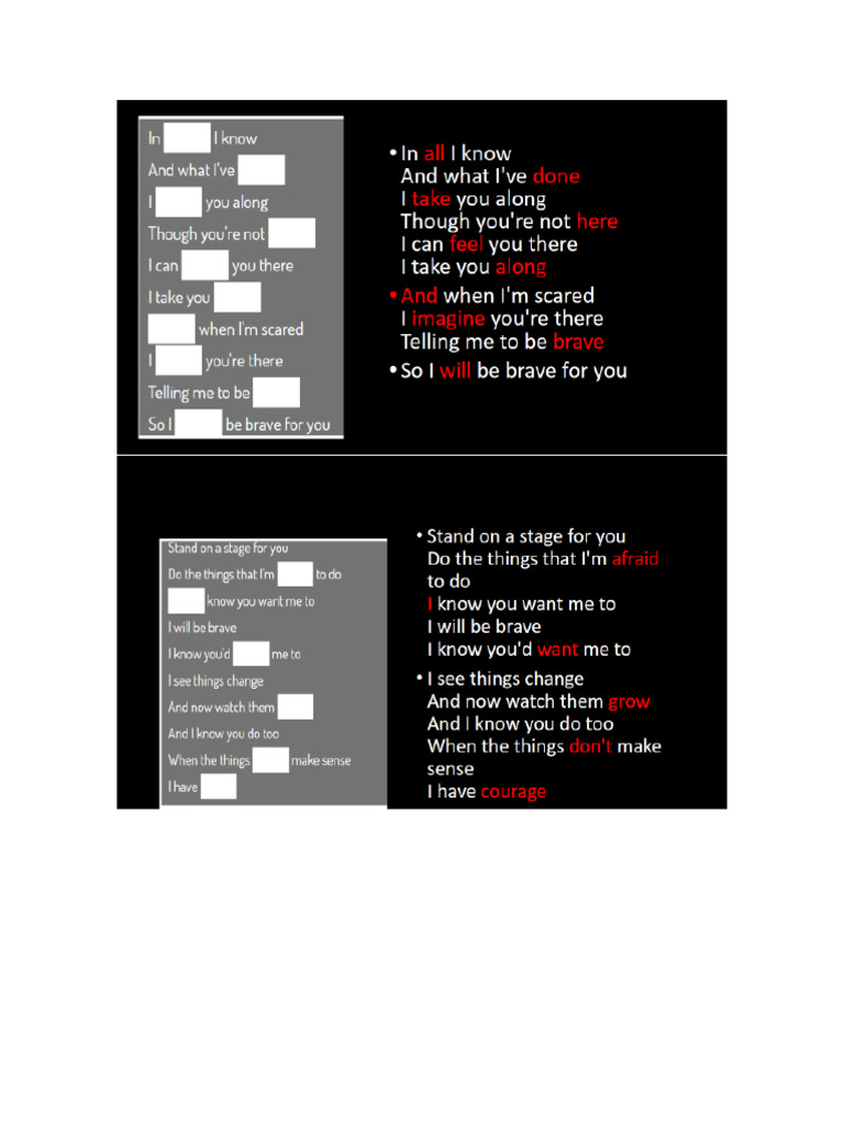 Answer Song | PDF