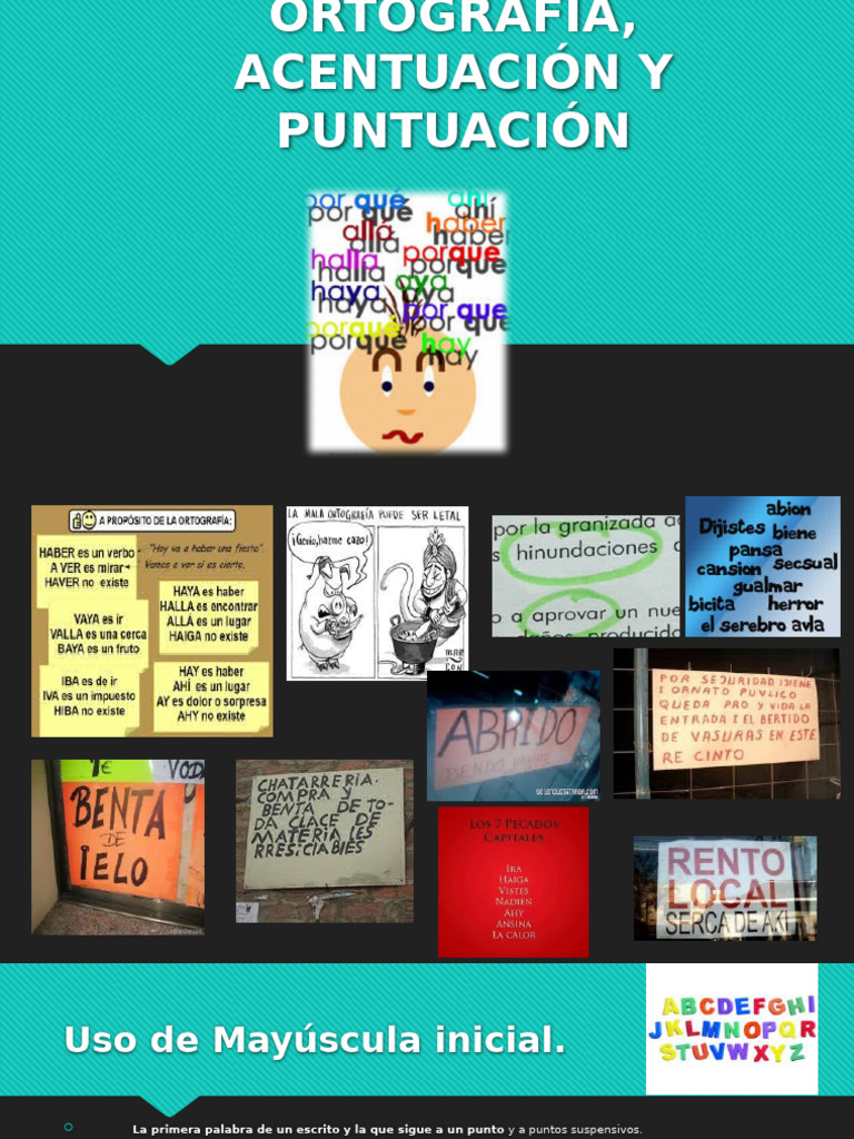 TEMA 1.6. - ORTOGRAFÍA, PUNTUACIÓN Y ACENTUACIÓN (Ejercicios) - J | PDF ...