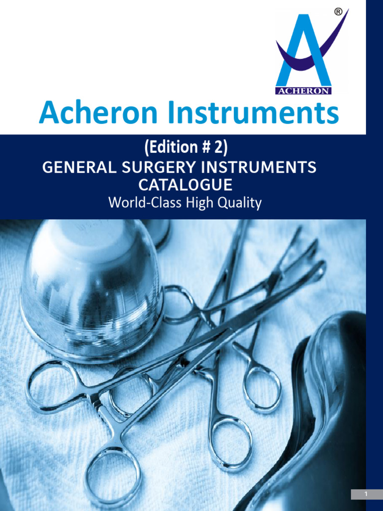 General Surgery Instruments | PDF | Corrosion | Stainless Steel