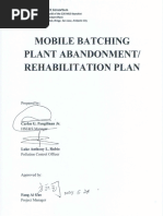 Decommissioning and Abandonment Policy | PDF | Natural Environment