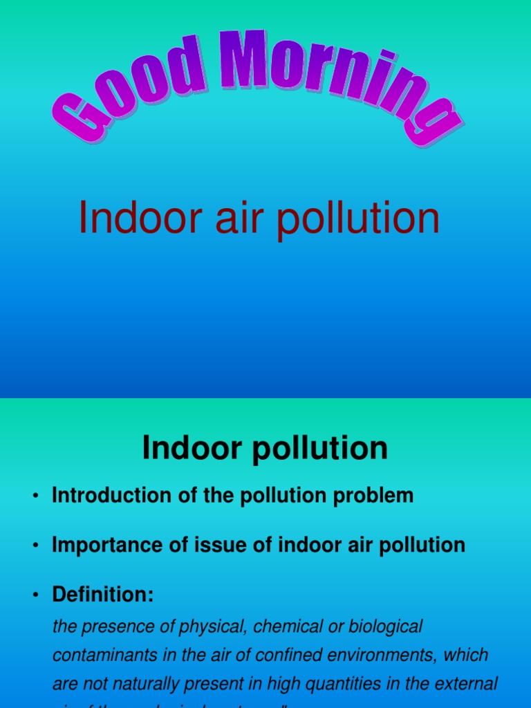 Indoor Air Pollution | PDF | Air Pollution | Ventilation (Architecture)