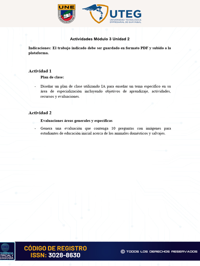 Actividades M3 - U2 | PDF