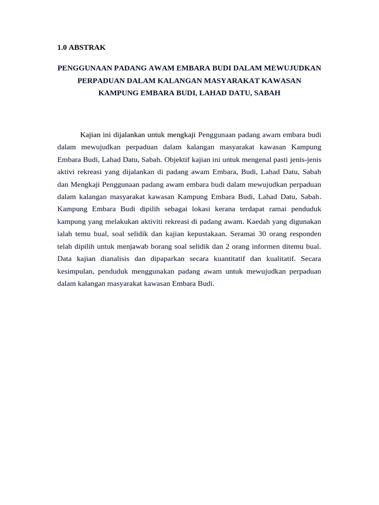 Kerja Kursus Pengajian Am | PDF