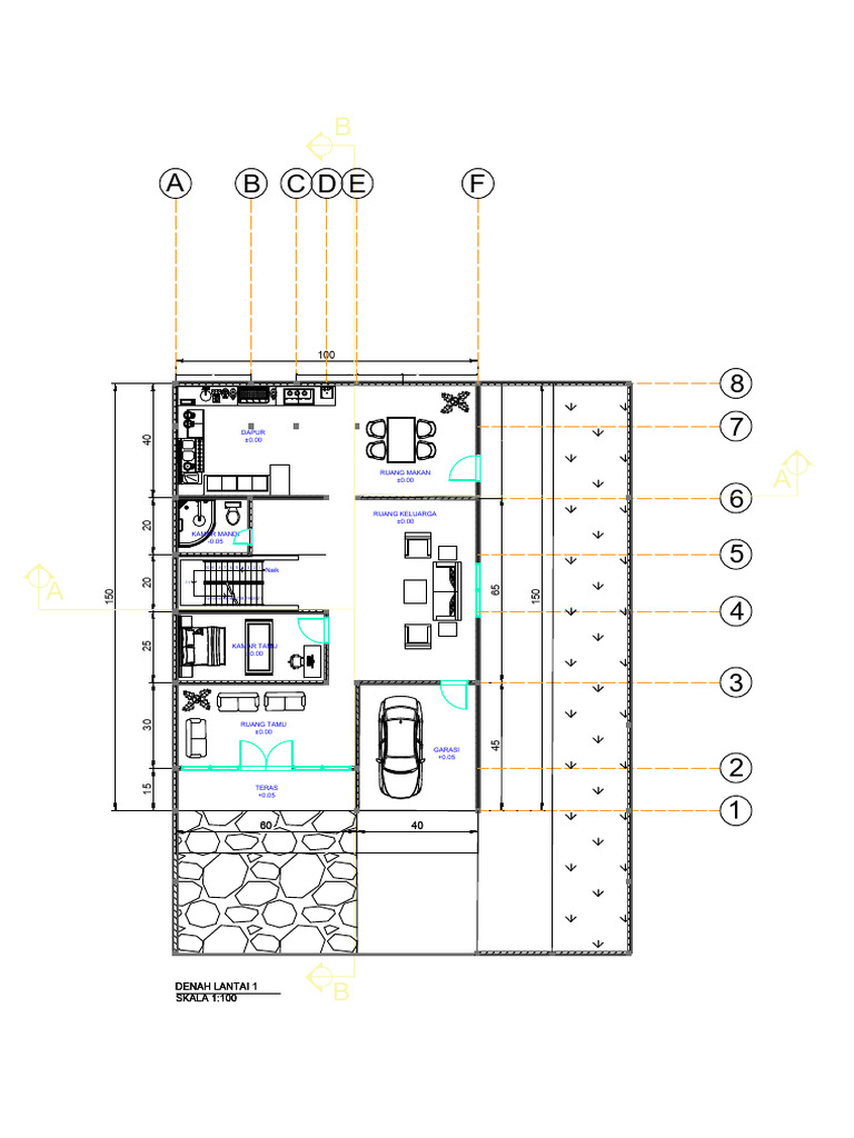 Denah Lantai 1 Fiks | PDF