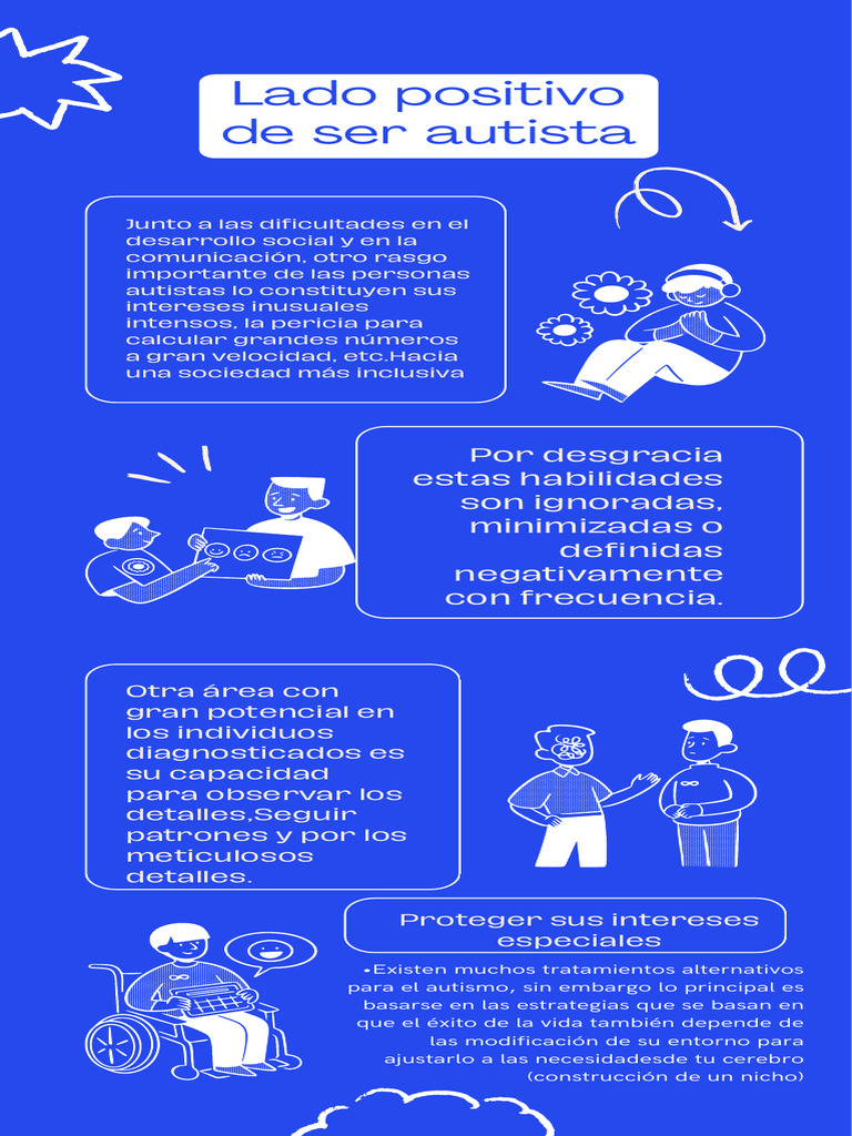 Infografía Día Mundial Del Autismo Moderno Azul y Blanco - 20250610 ...