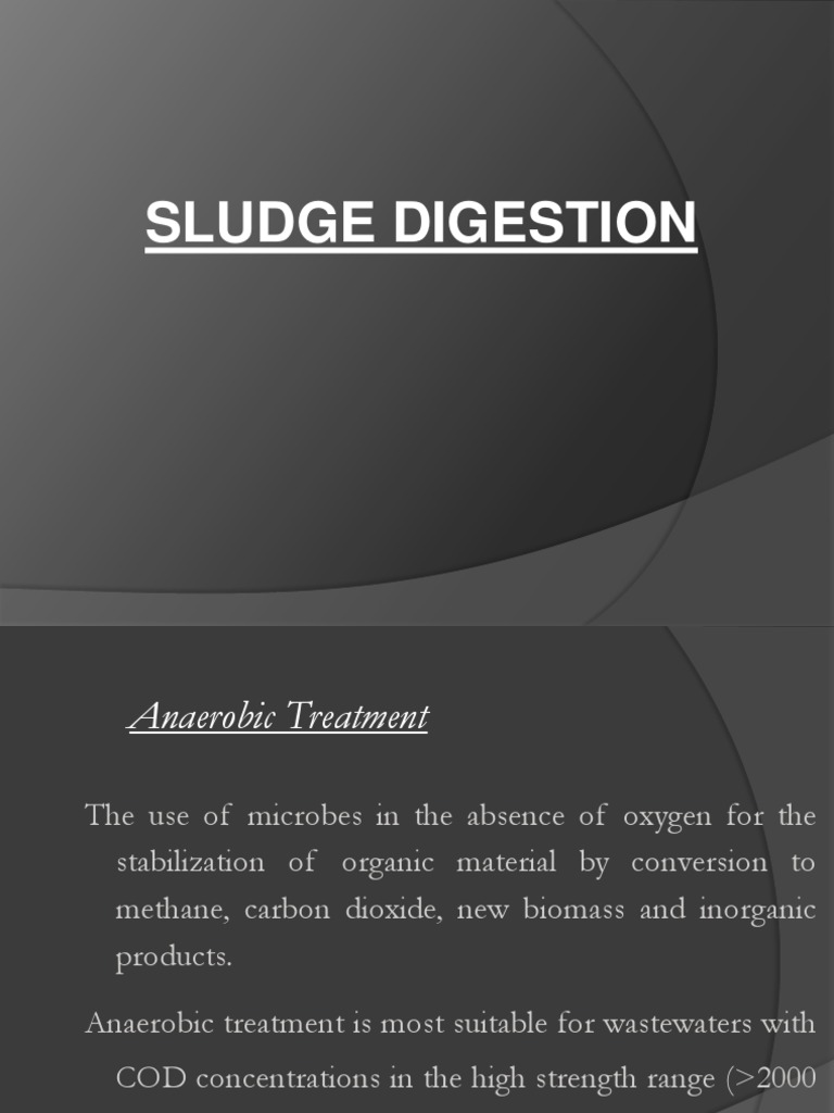 Sludge Digestion | PDF | Anaerobic Digestion | Carbon Dioxide