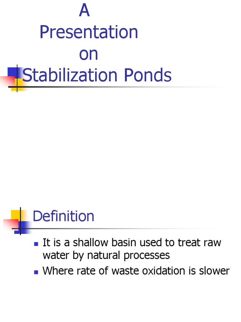 Stabilization Ponds | PDF | Anaerobic Digestion | Carbon Dioxide