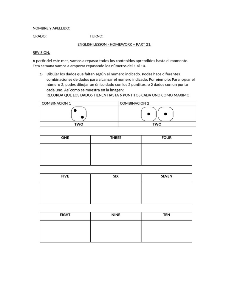 4th Grade HW Part 21 | PDF
