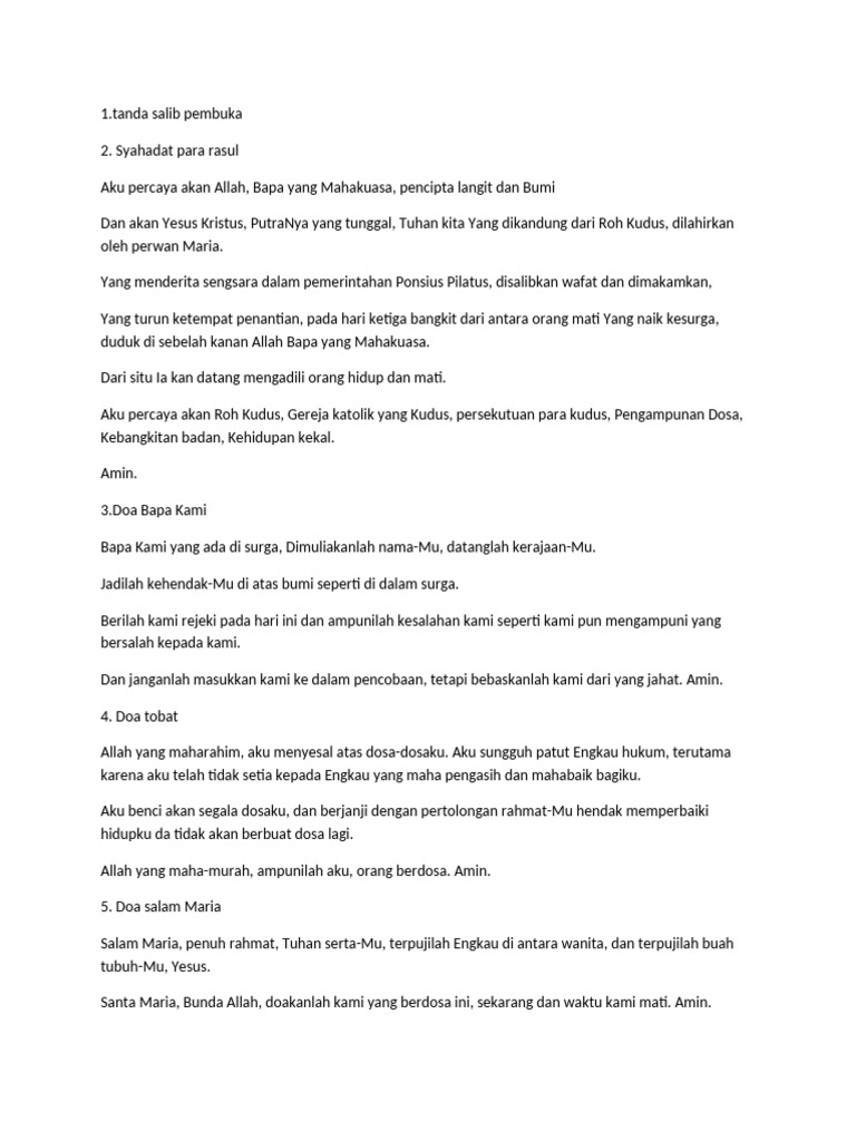 Novena Santo Yudas Tadeus dan Doa | PDF