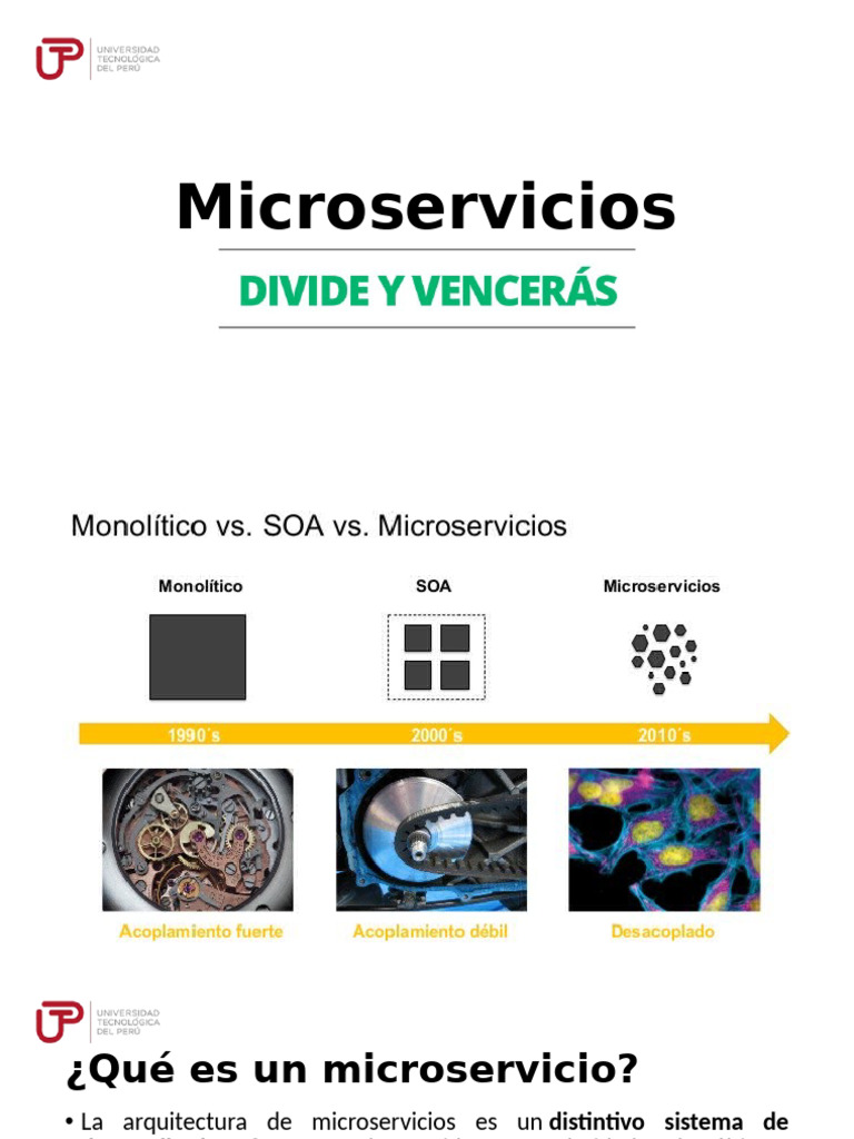 UTP DAS Microservicios | PDF | Software de la aplicacion | Software