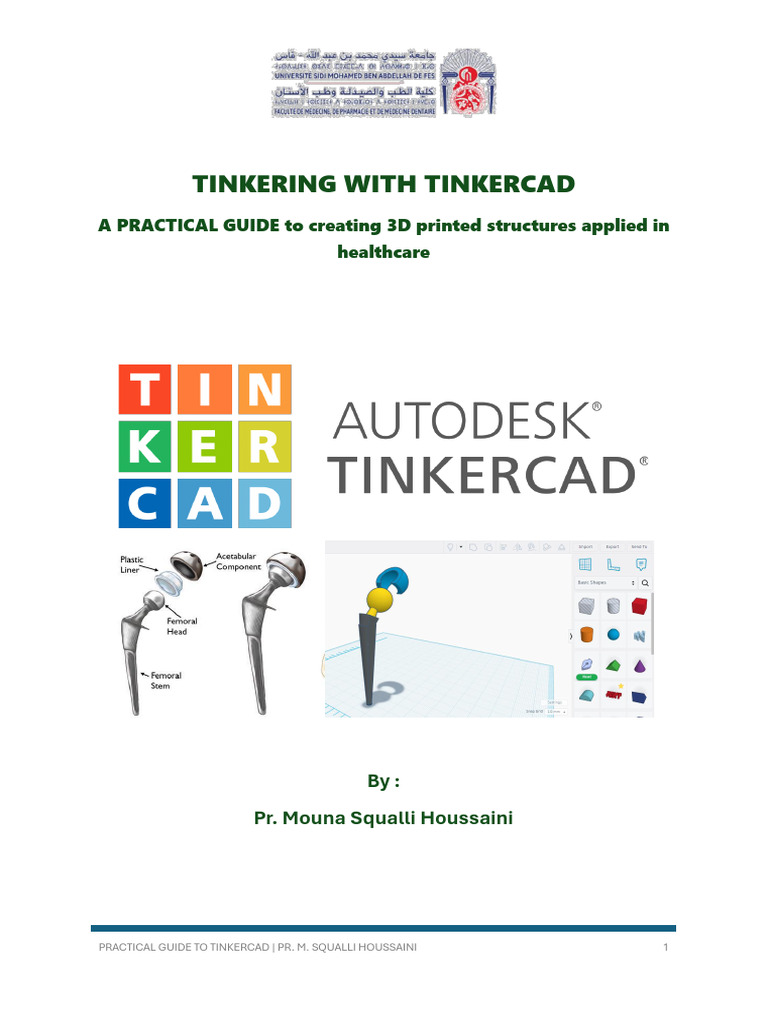 Practical Guide Tinkercad Pdf Hip 3 D Computer Graphics