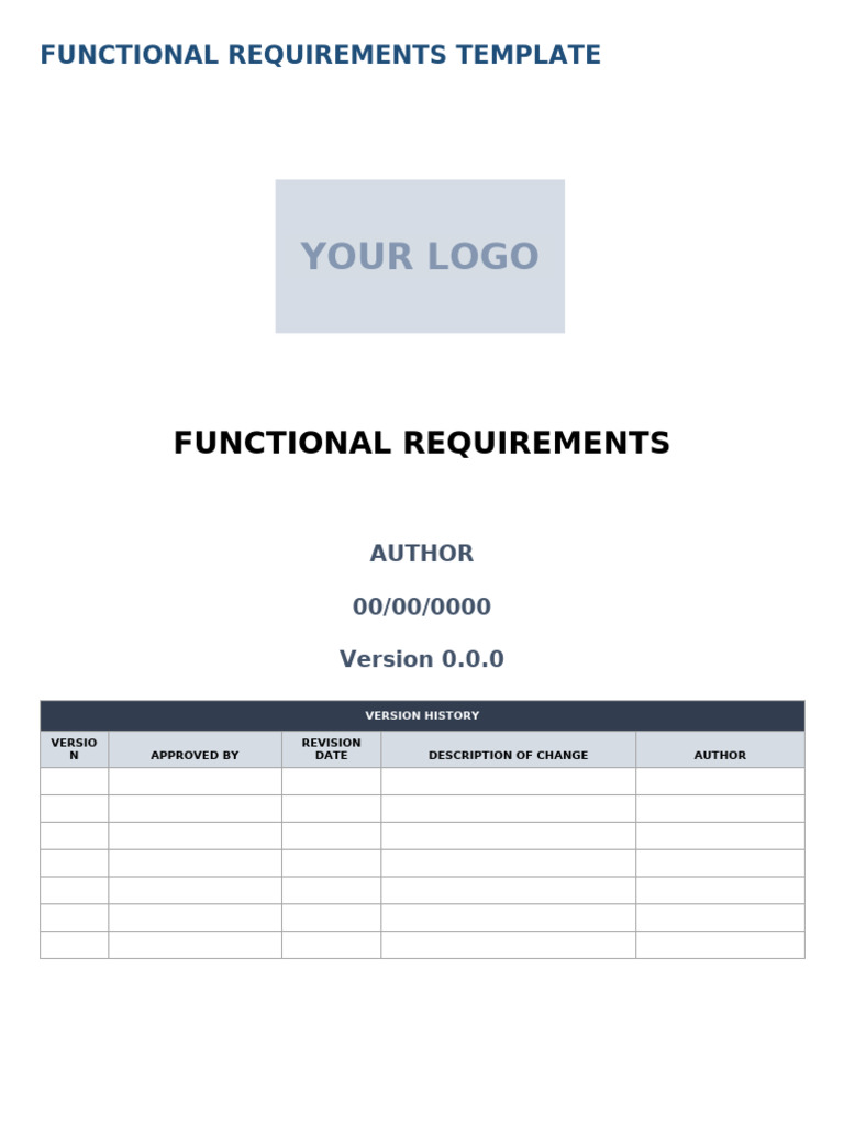 IC Functional Requirements Document 12017 - WORD | PDF | Usability ...