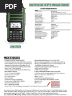 Baofeng UV 5R Programming Guide | PDF | Radio | Radio Technology