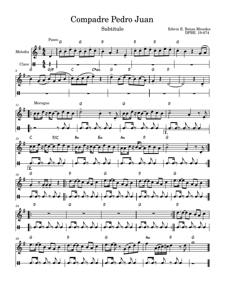 Compadre Pedro Juan | PDF