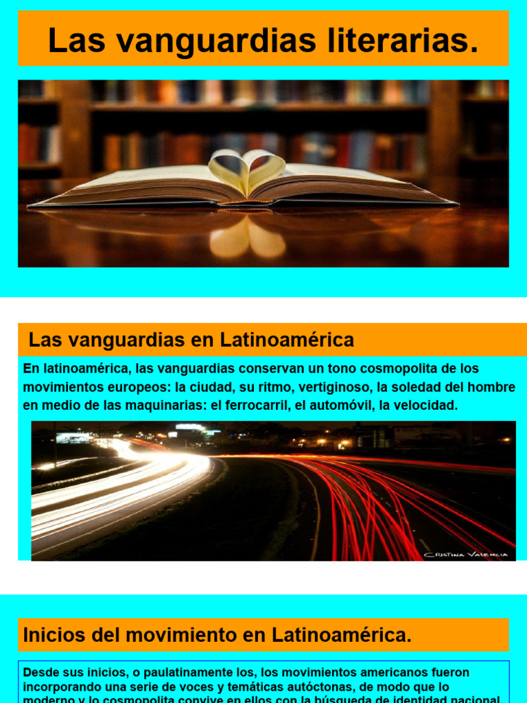 Las Vanguardias Literarias | PDF | Vanguardia | Poesía