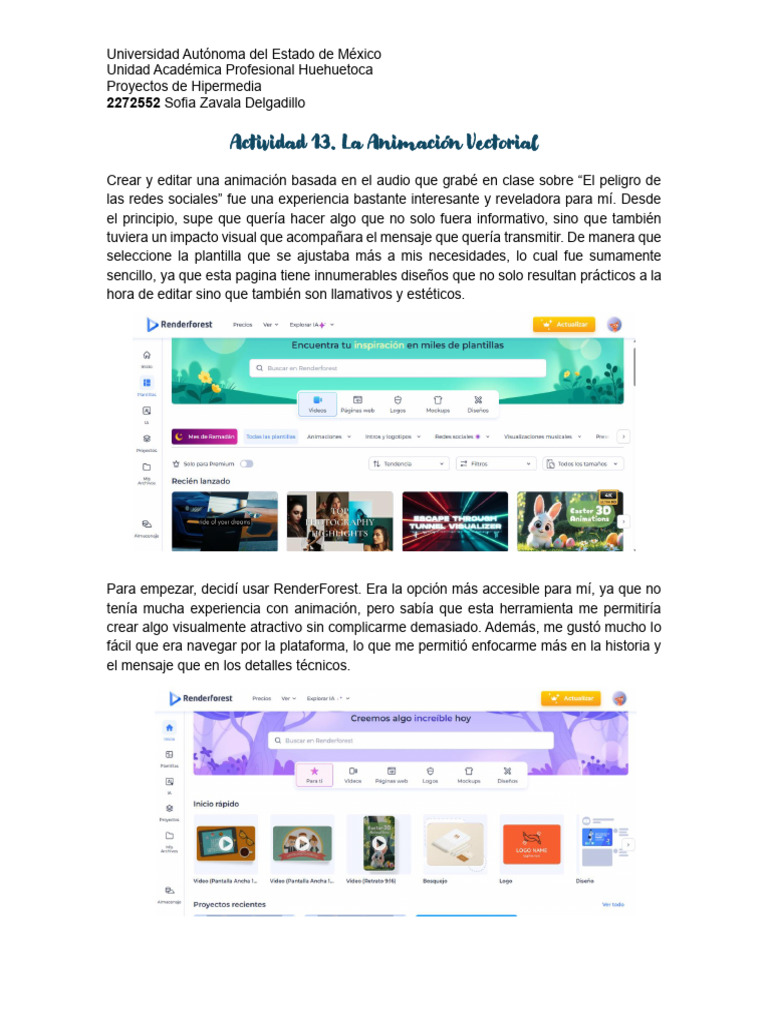 Creación de Animación Vectorial | PDF