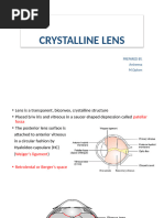 Anatomy and Functions of the Eye Lens | PDF | Cataract | Eye
