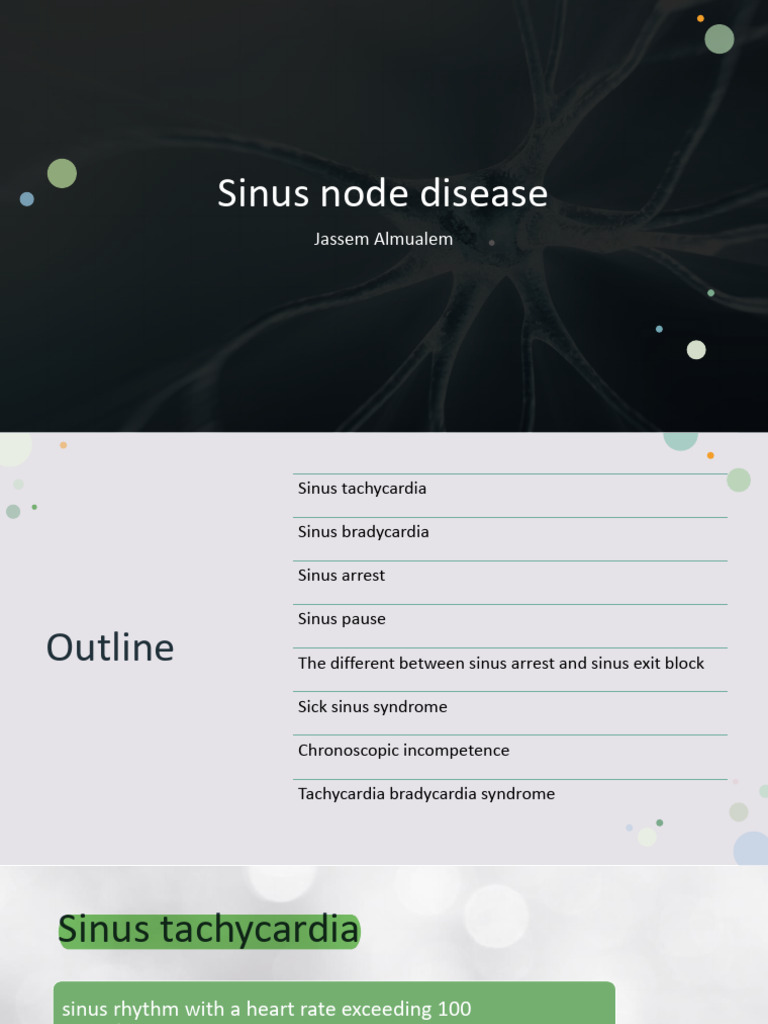 Sinus Node Disease | PDF | Heart | Heart Rate