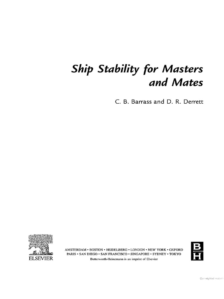 Ship Stability For Masters and Mates | PDF