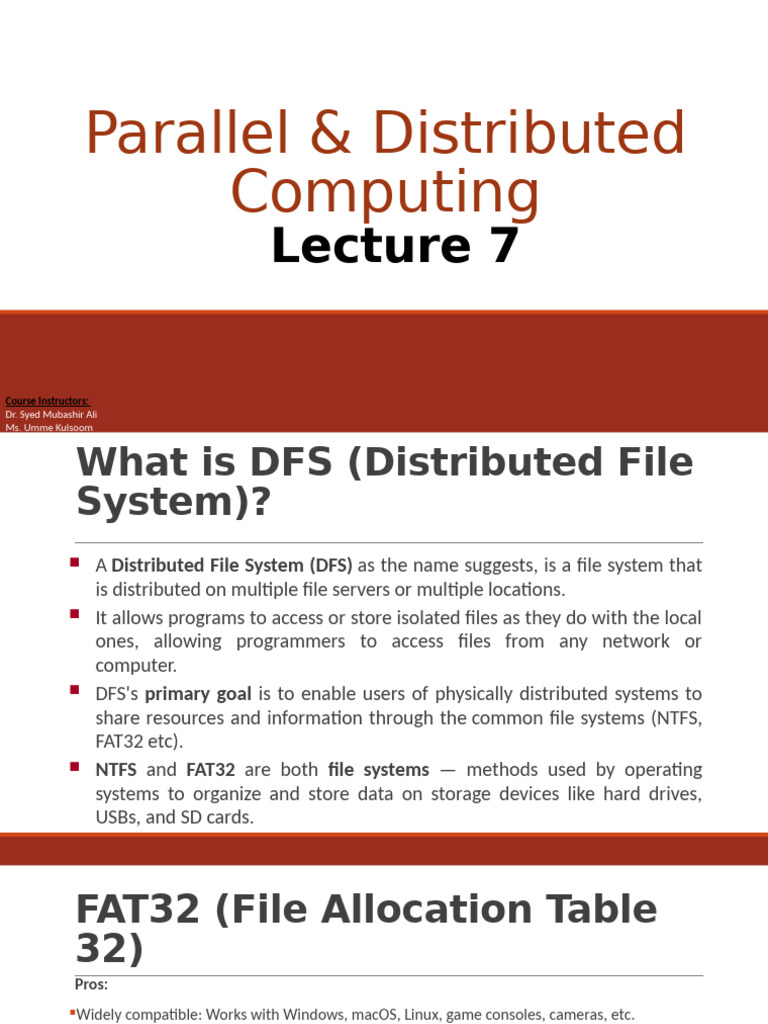 Lecture 7 Updated | PDF | File System | Computer File