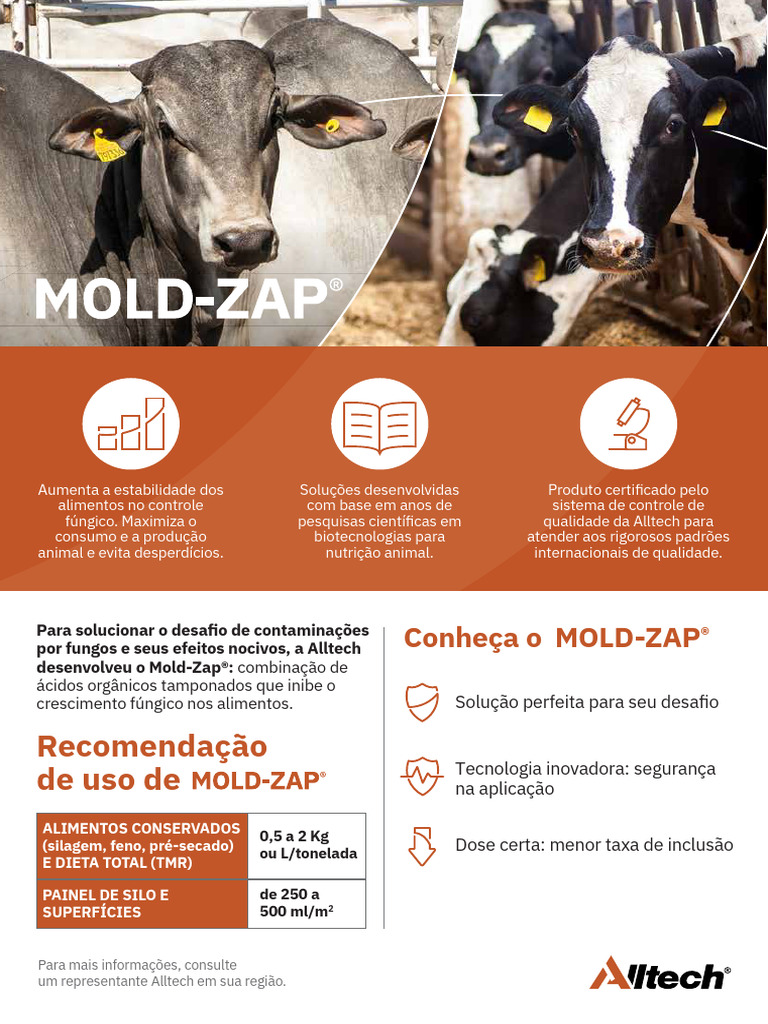Mold-Zap®: Controle Fúngico em Alimentos | PDF | Leite | Alimentos