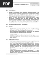 Contoh Manual Mutu Dari Perusahaan Lain | PDF